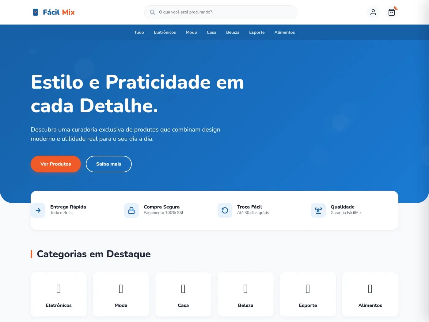 FácilMix Online Shop
