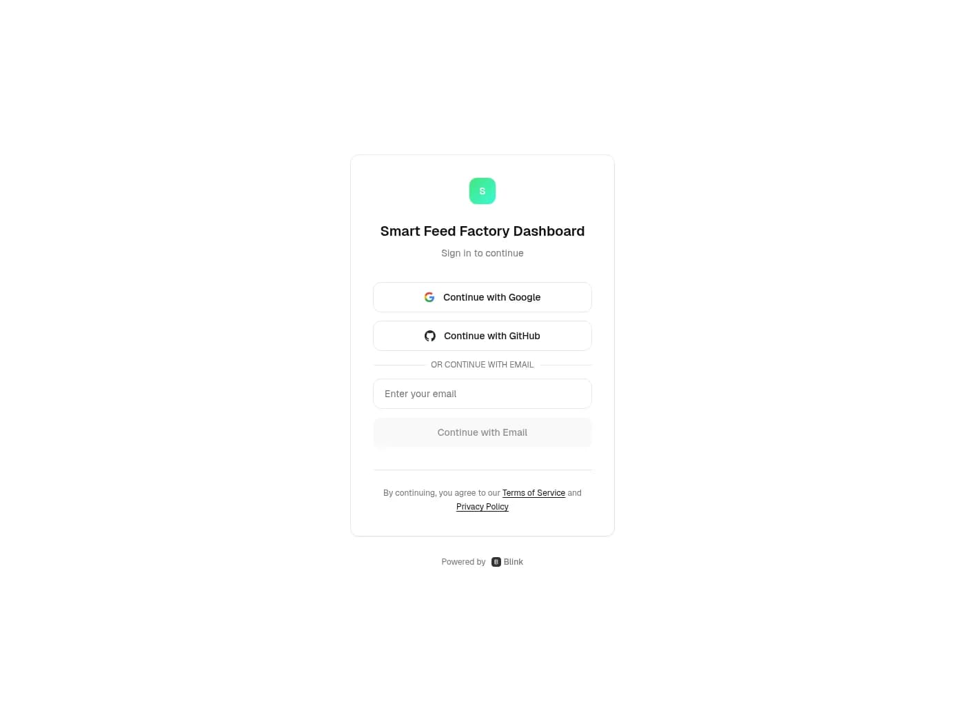 Smart Feed Factory Dashboard
