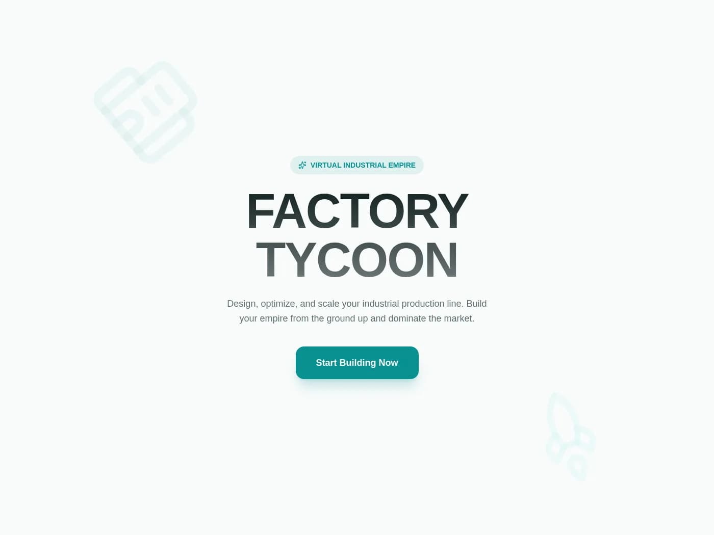 Factory Tycoon Game
