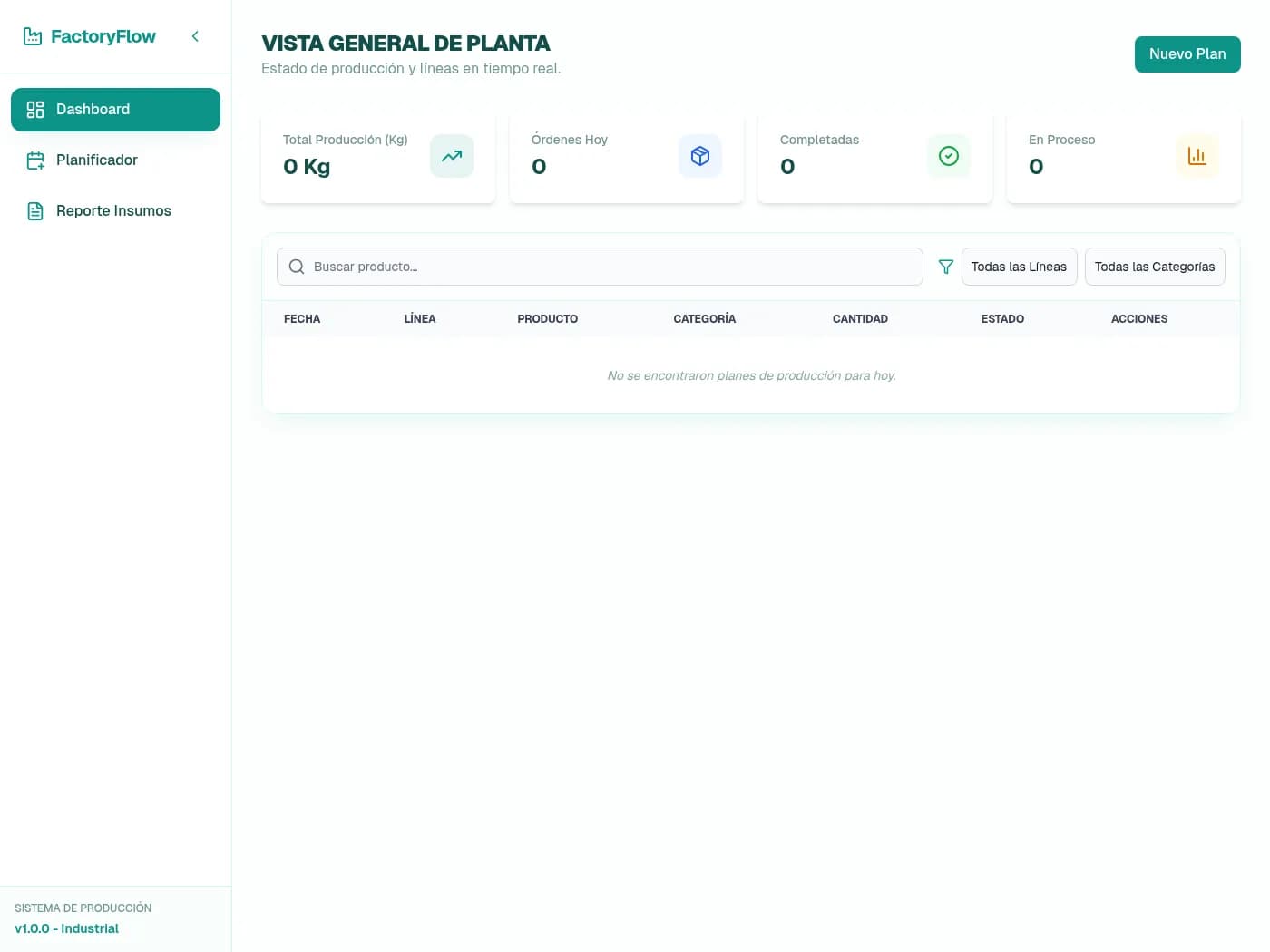 FactoryFlow Planner