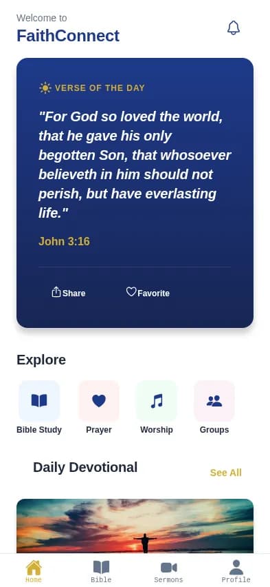 FaithConnect Mobile App