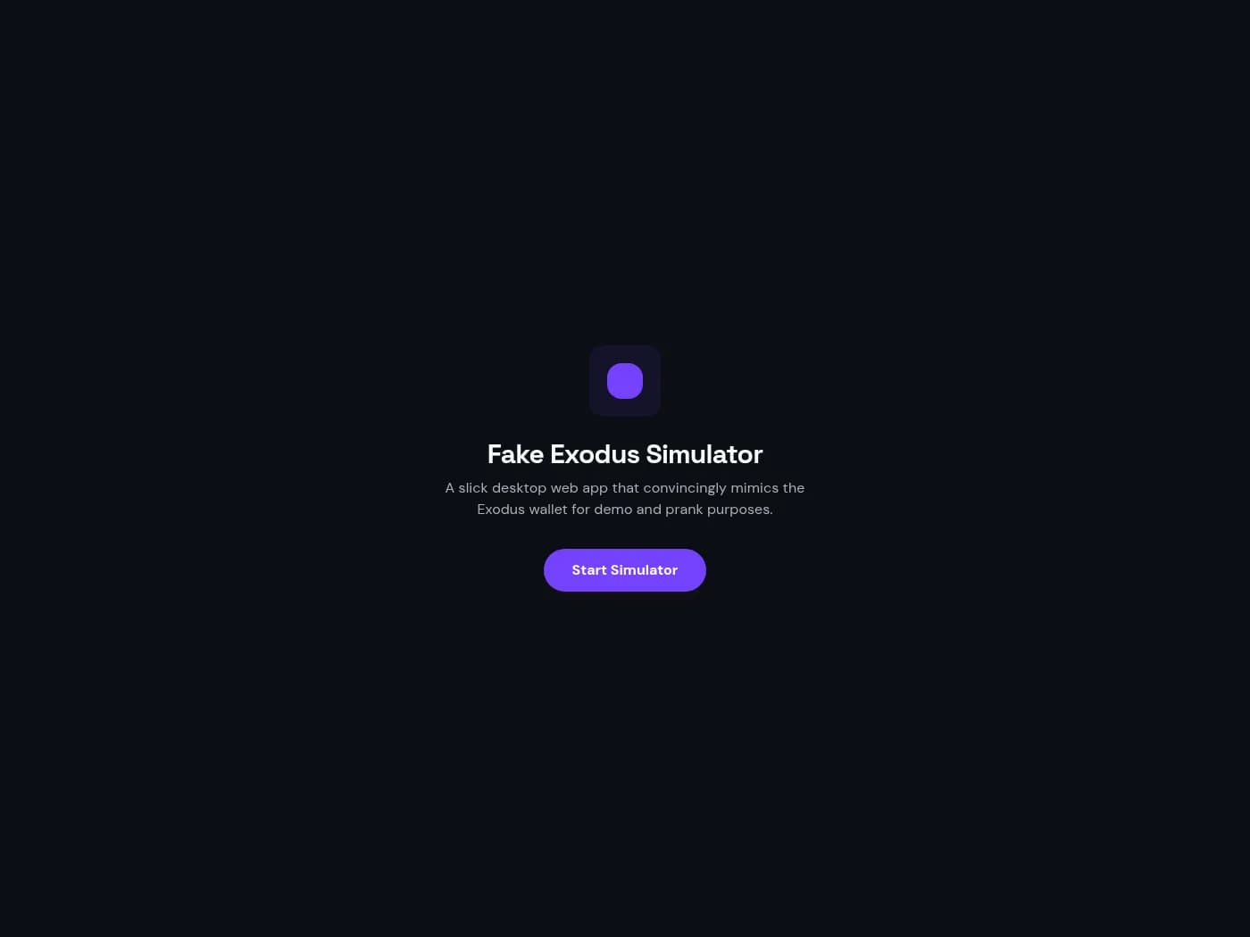 Fake Exodus Simulator