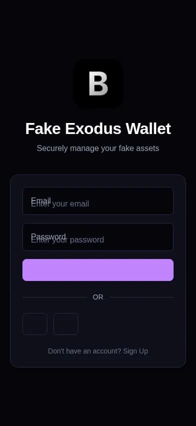 Fakes Exodus Wallet
