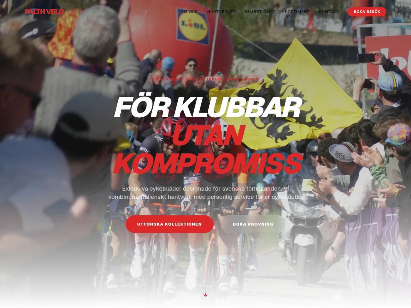 FALTH VELO Onepage Site