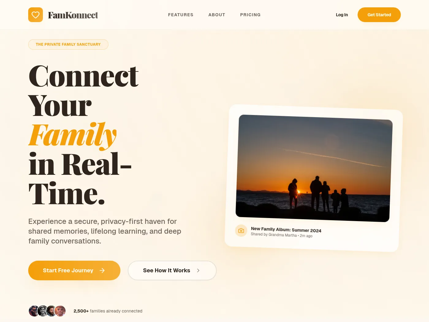 Famkonnect: Private Multimedia Social & Learning Hub for Families