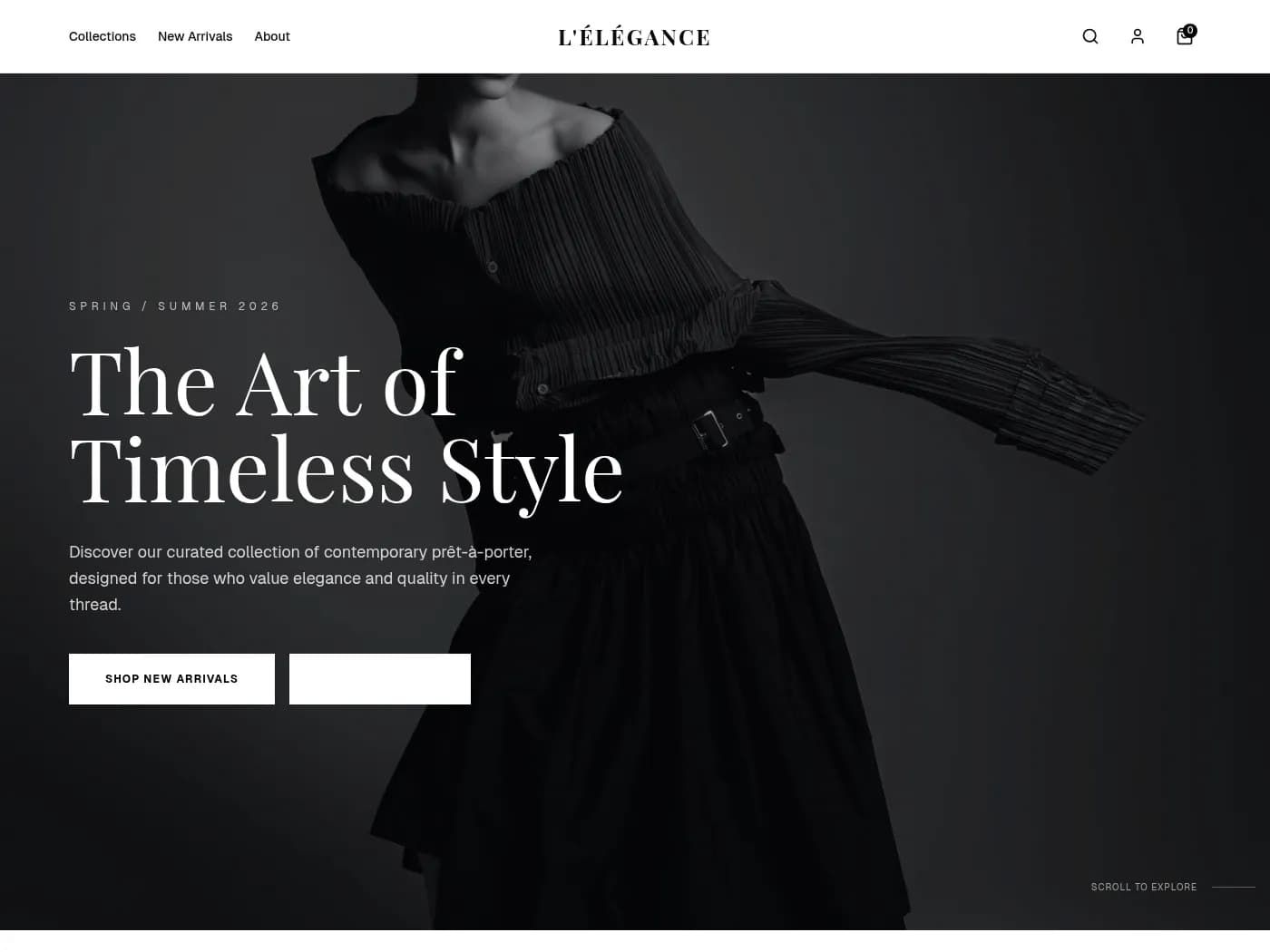 Fashion Boutique Site