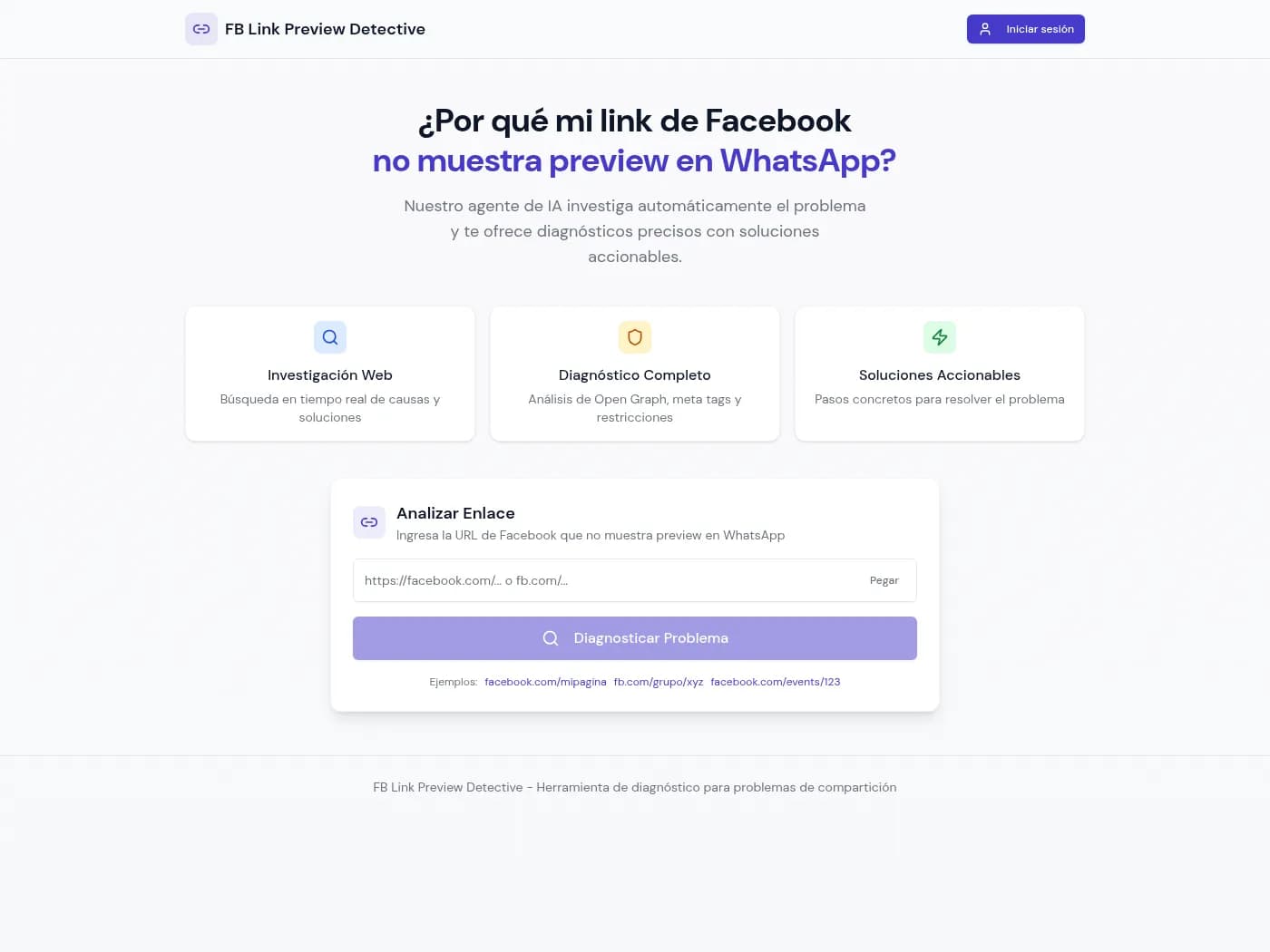 FB Link Preview Detective