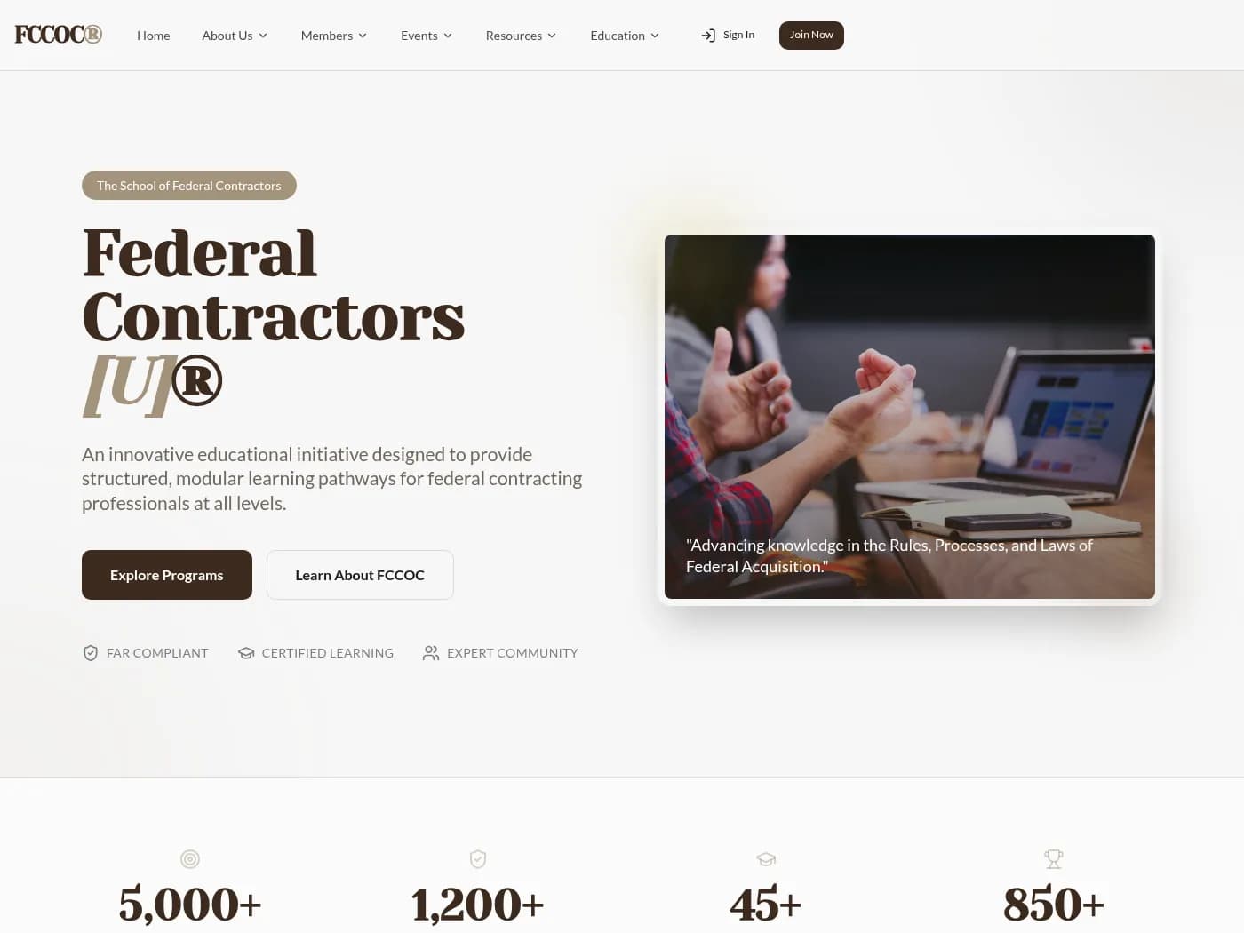Federal Contractors Chamber Site