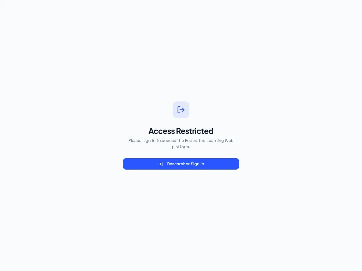 Federated Learning Web