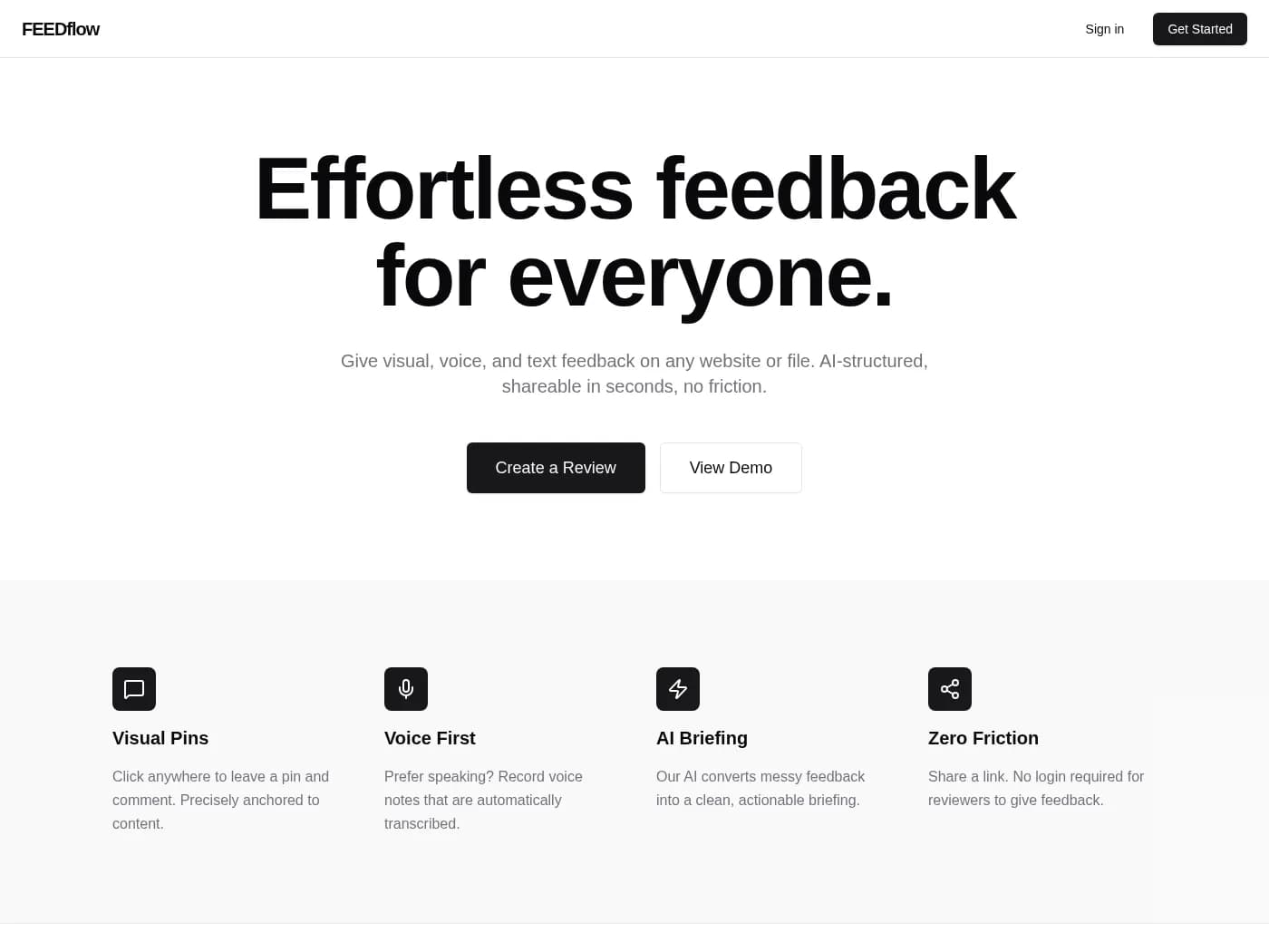 FEEDflow Feedback SaaS