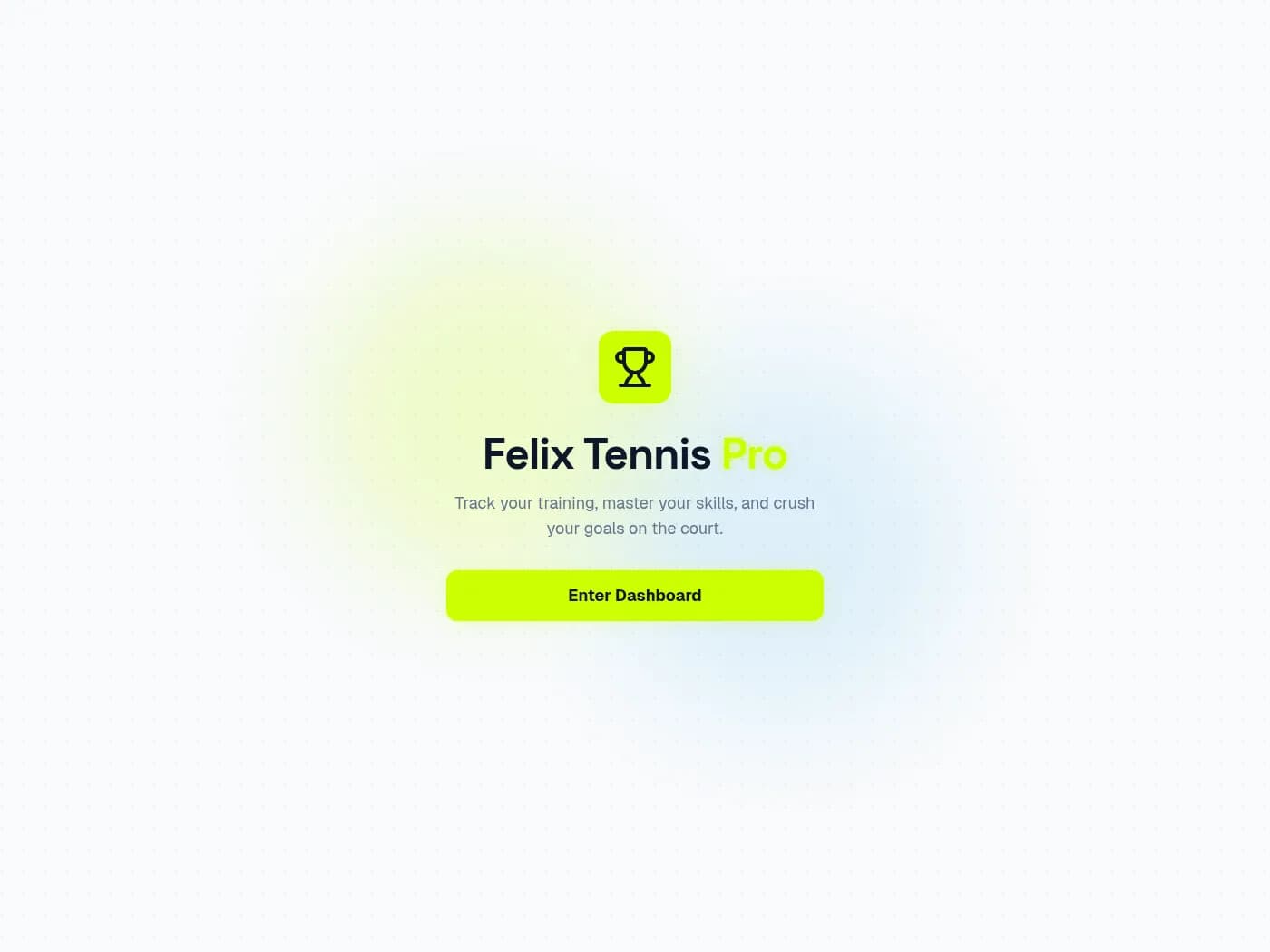 Felix's Tennis Dashboard