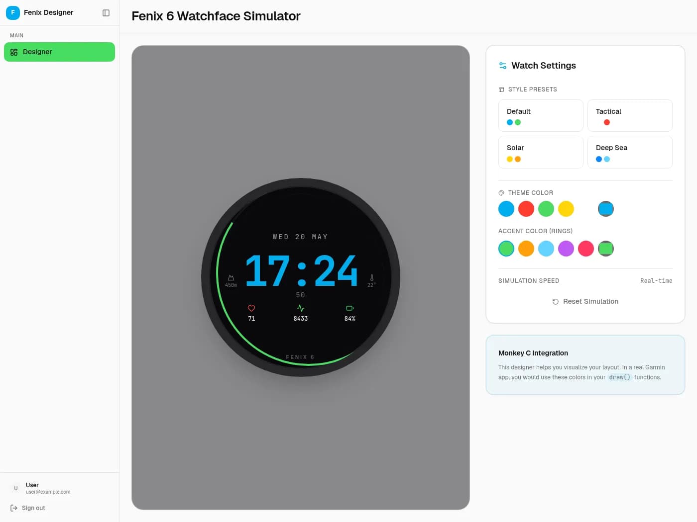 Fenix 6 Watchface