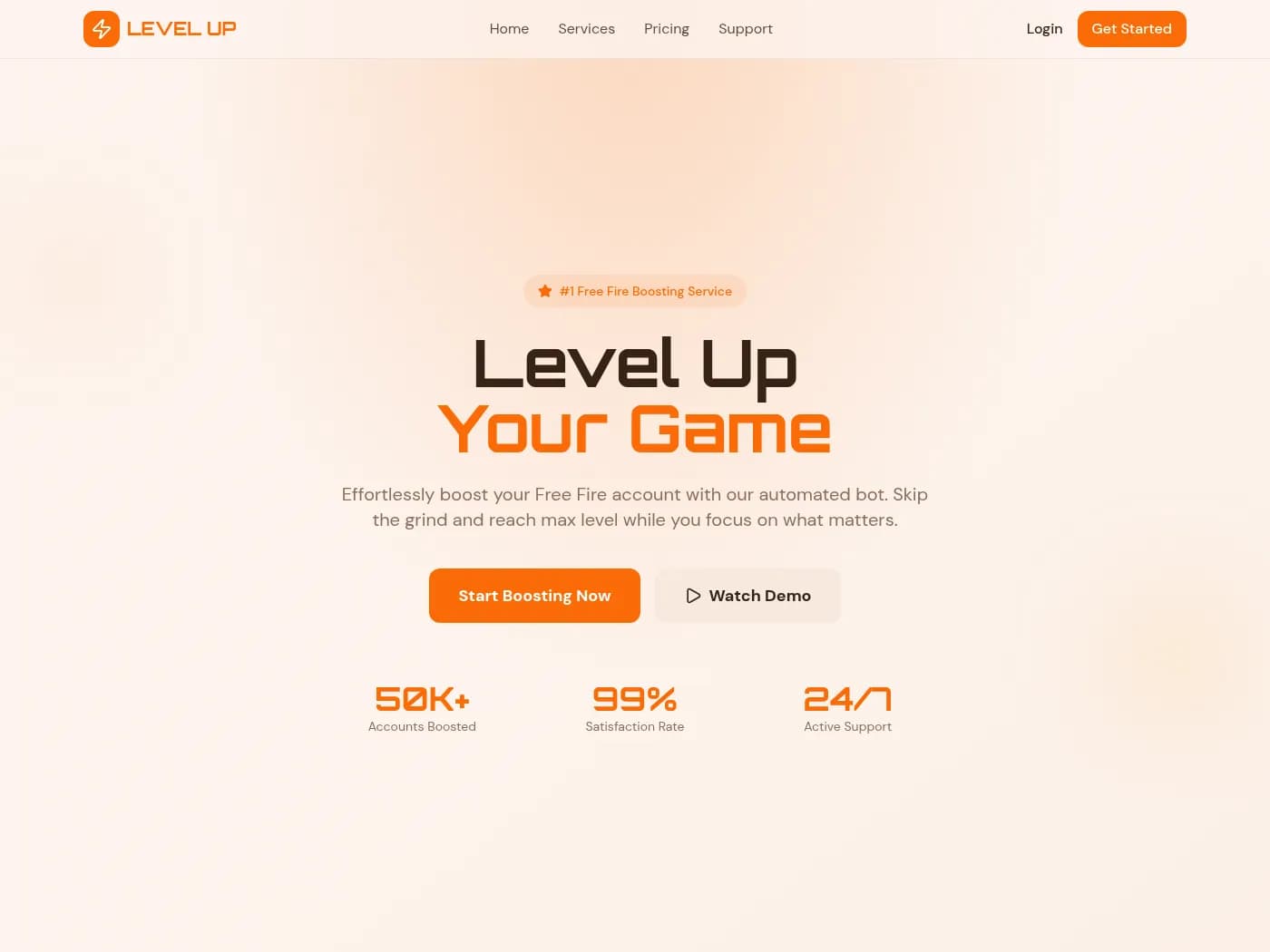 Free Fire Level Up Bot