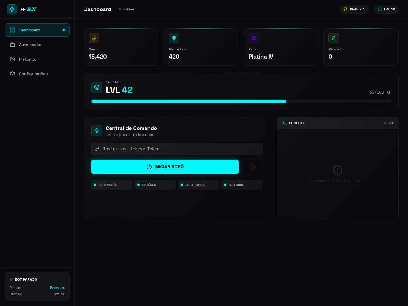 Free Fire Level Up Bot