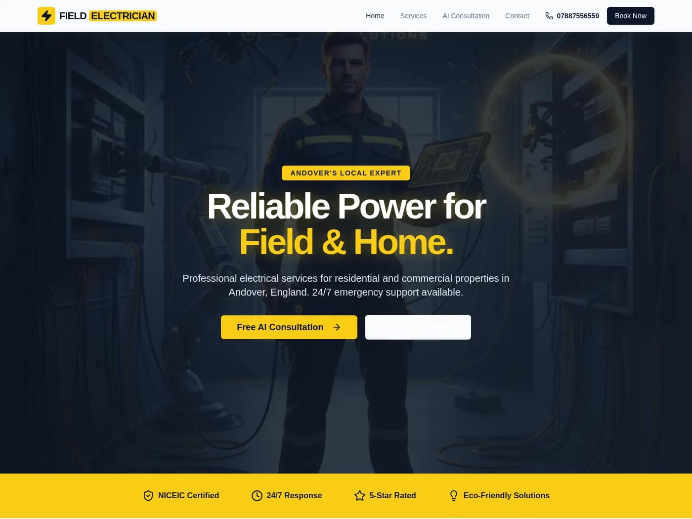 Field Electrician Website