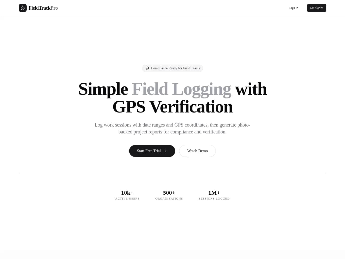 FieldTrack Pro