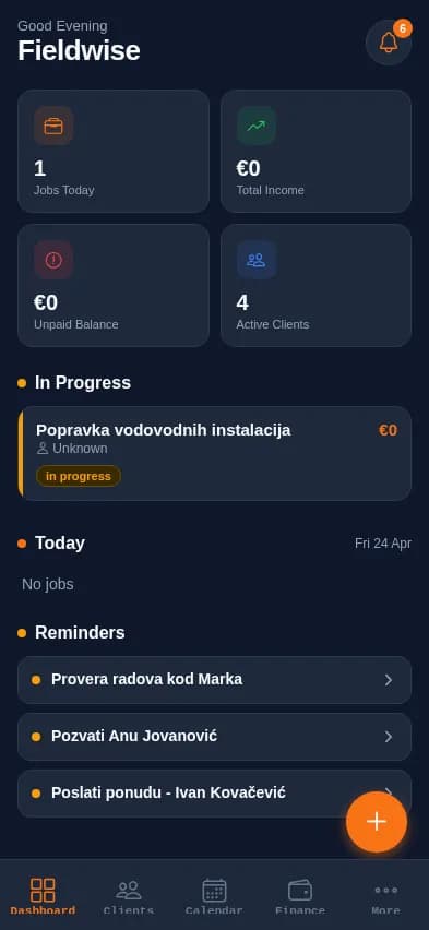 Fieldwise CRM & Job Tracker