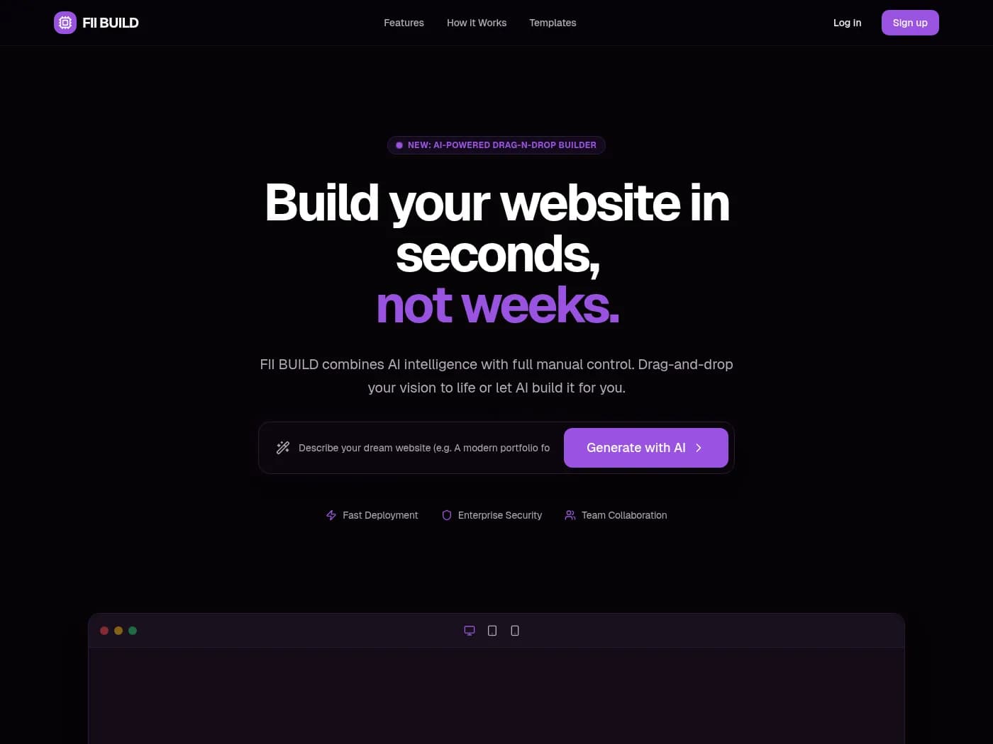 FII BUILD AI Web Maker