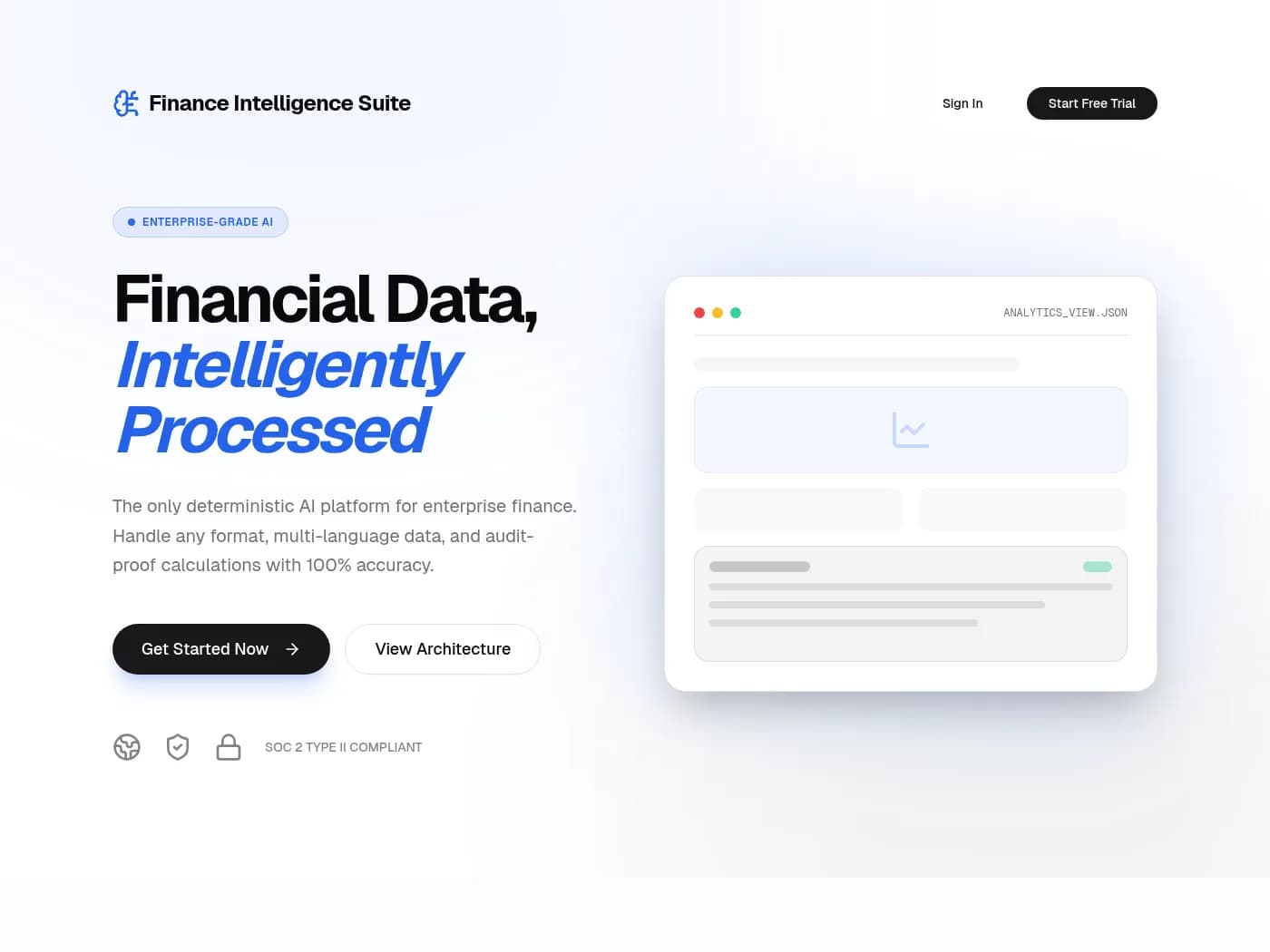 Finance Intelligence Suite