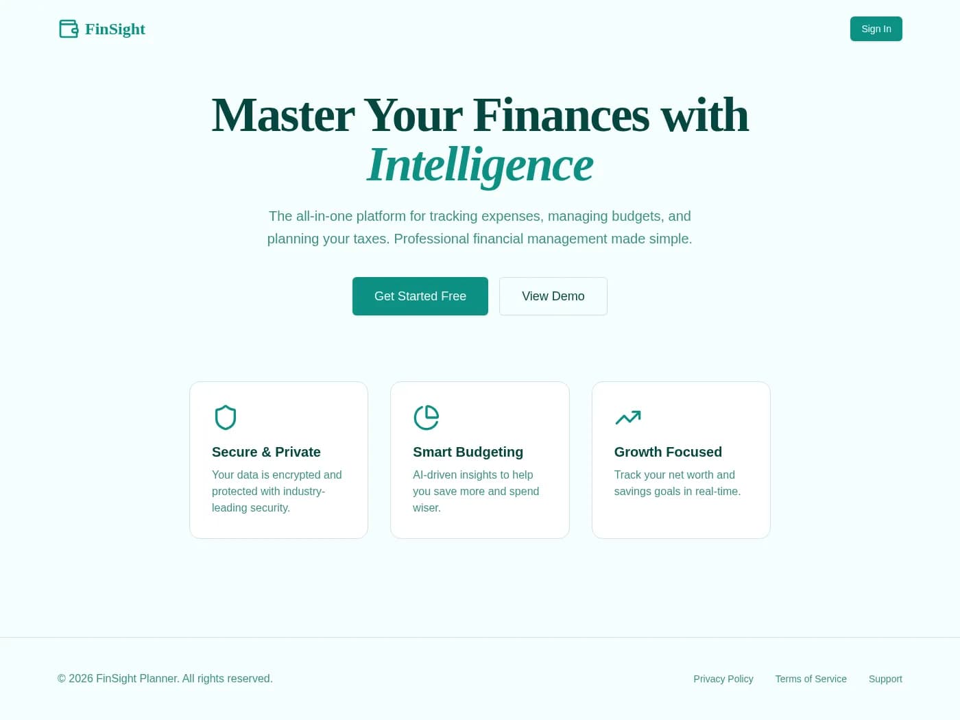 FinSight Planner