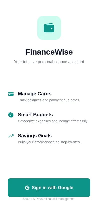 FinanceWise Assistant