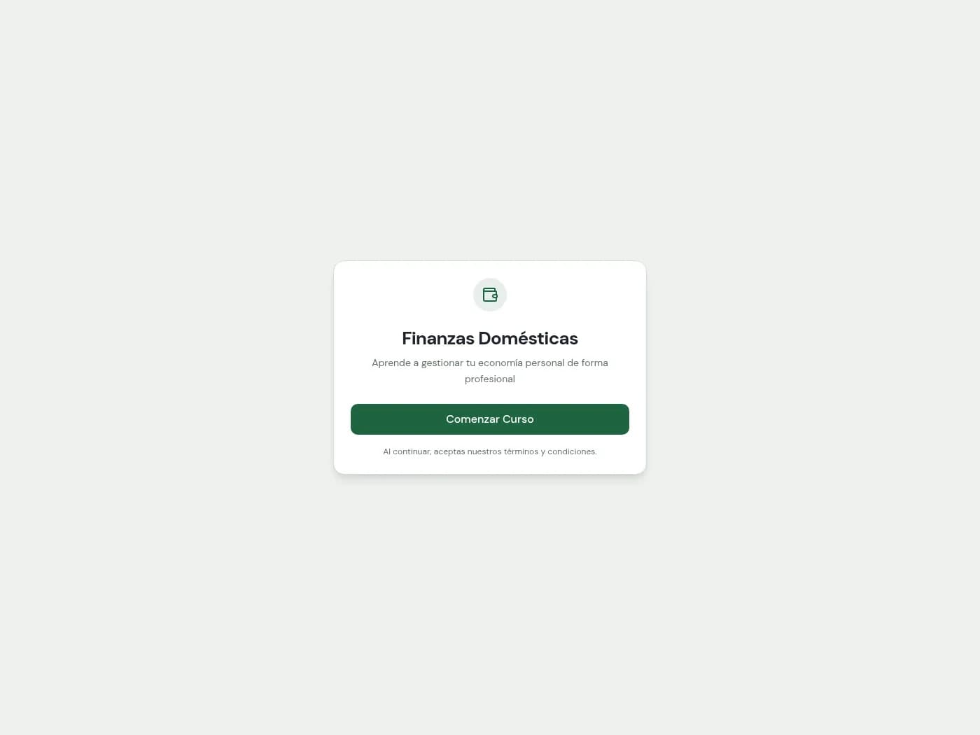 Finanzas Domésticas Web