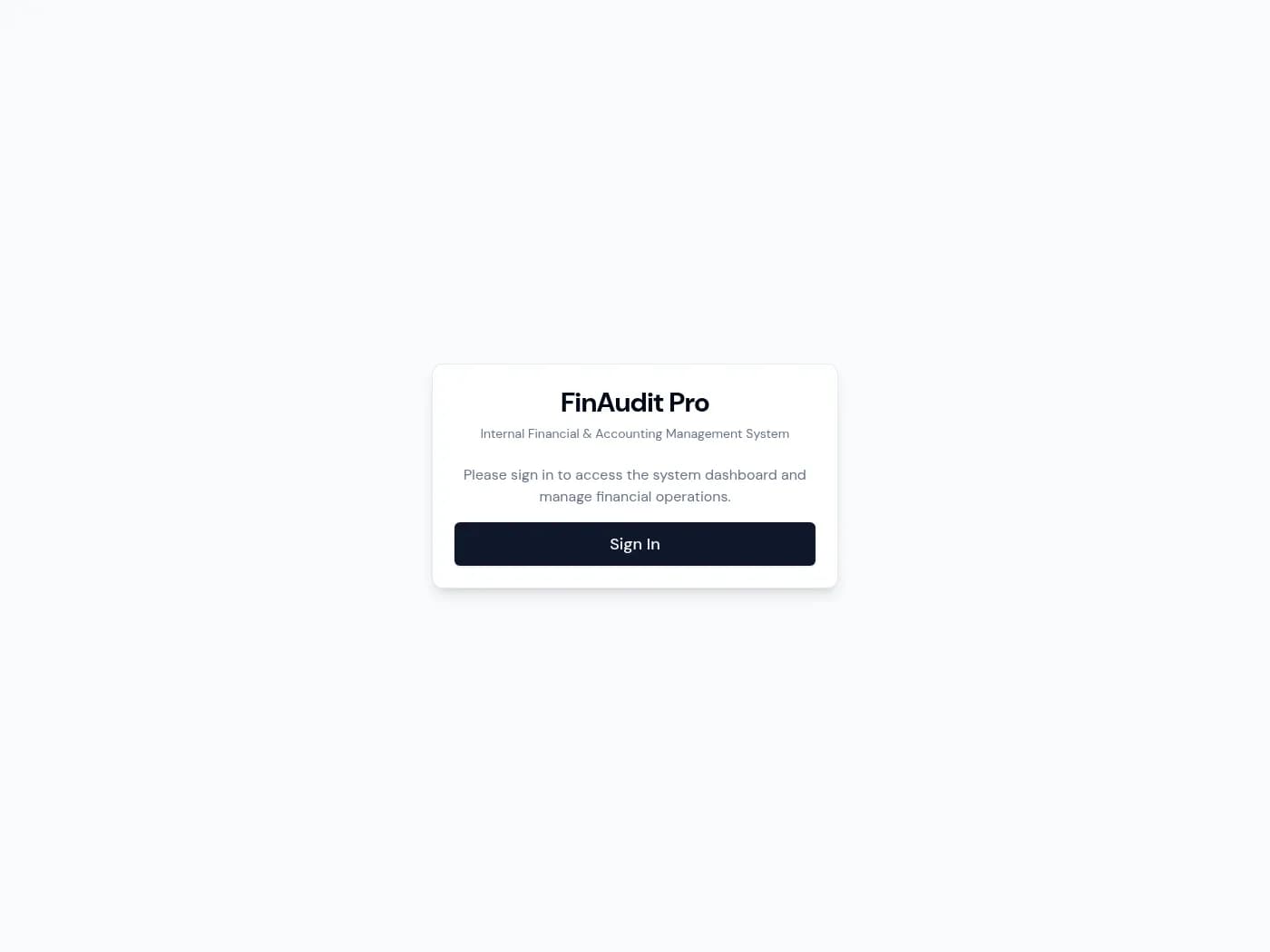 FinAudit Pro