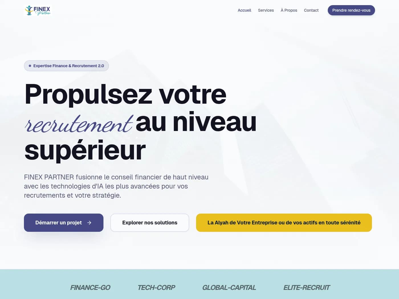 Finex Corporate Website