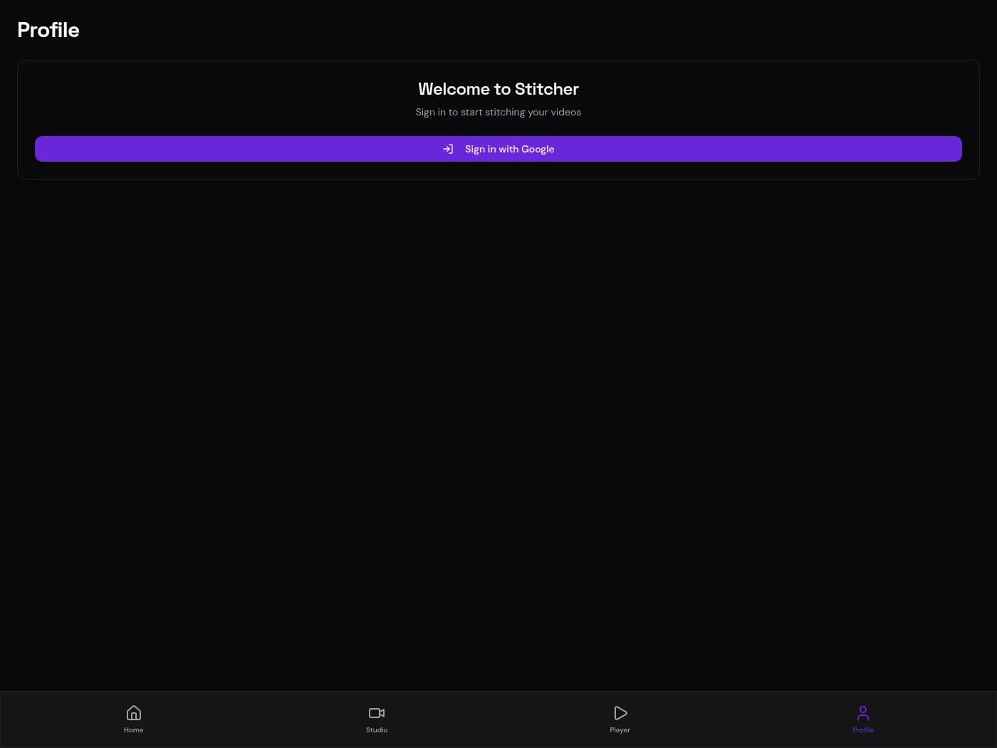 Firebase Video Stitcher