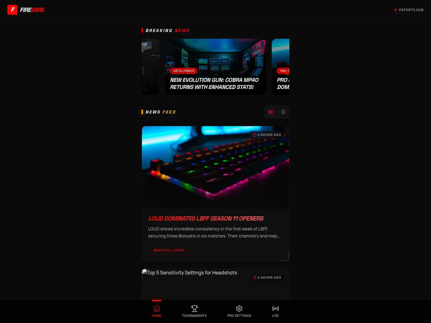 Firefire Esports News