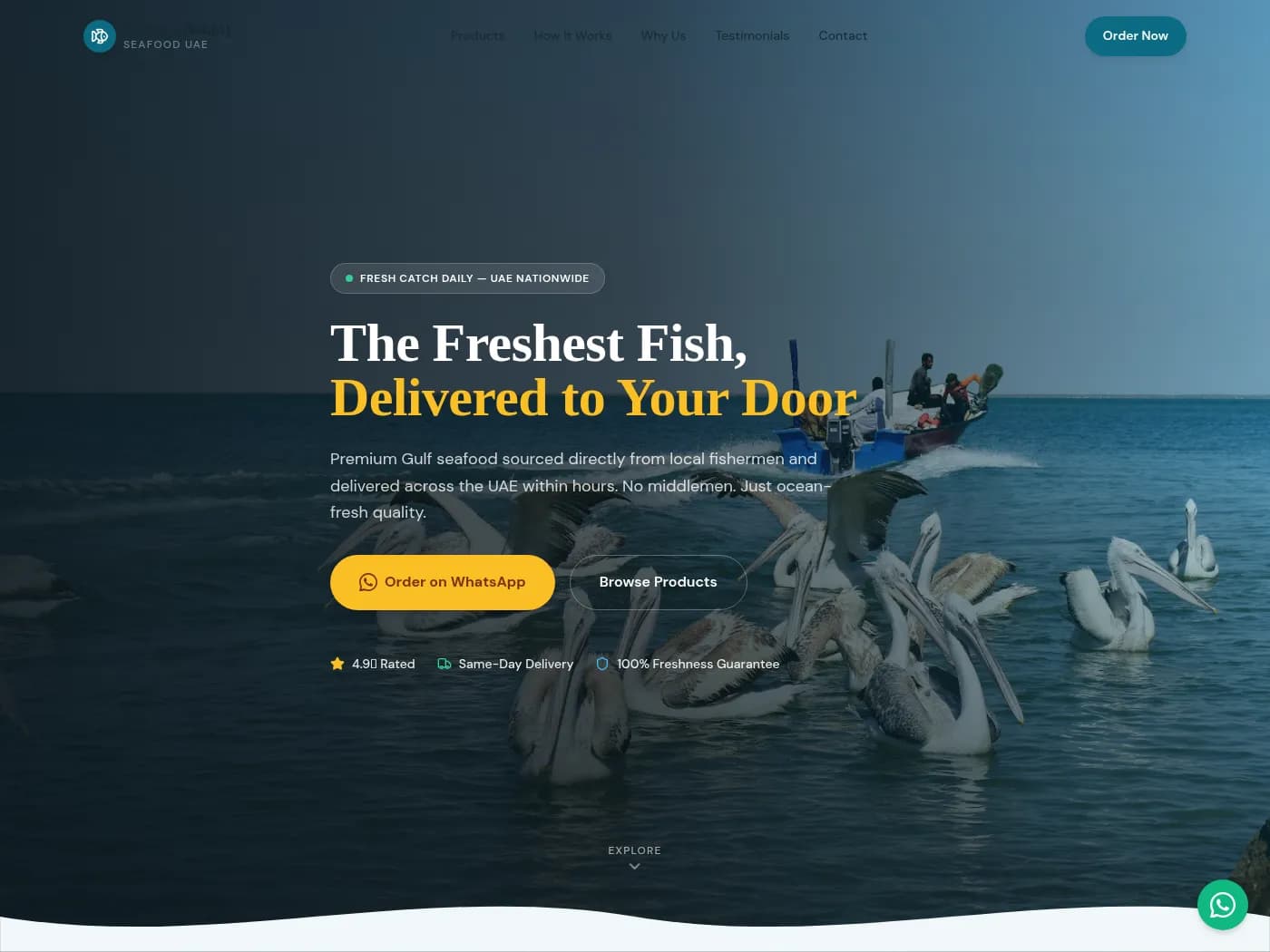UAE Fish Biz Landing