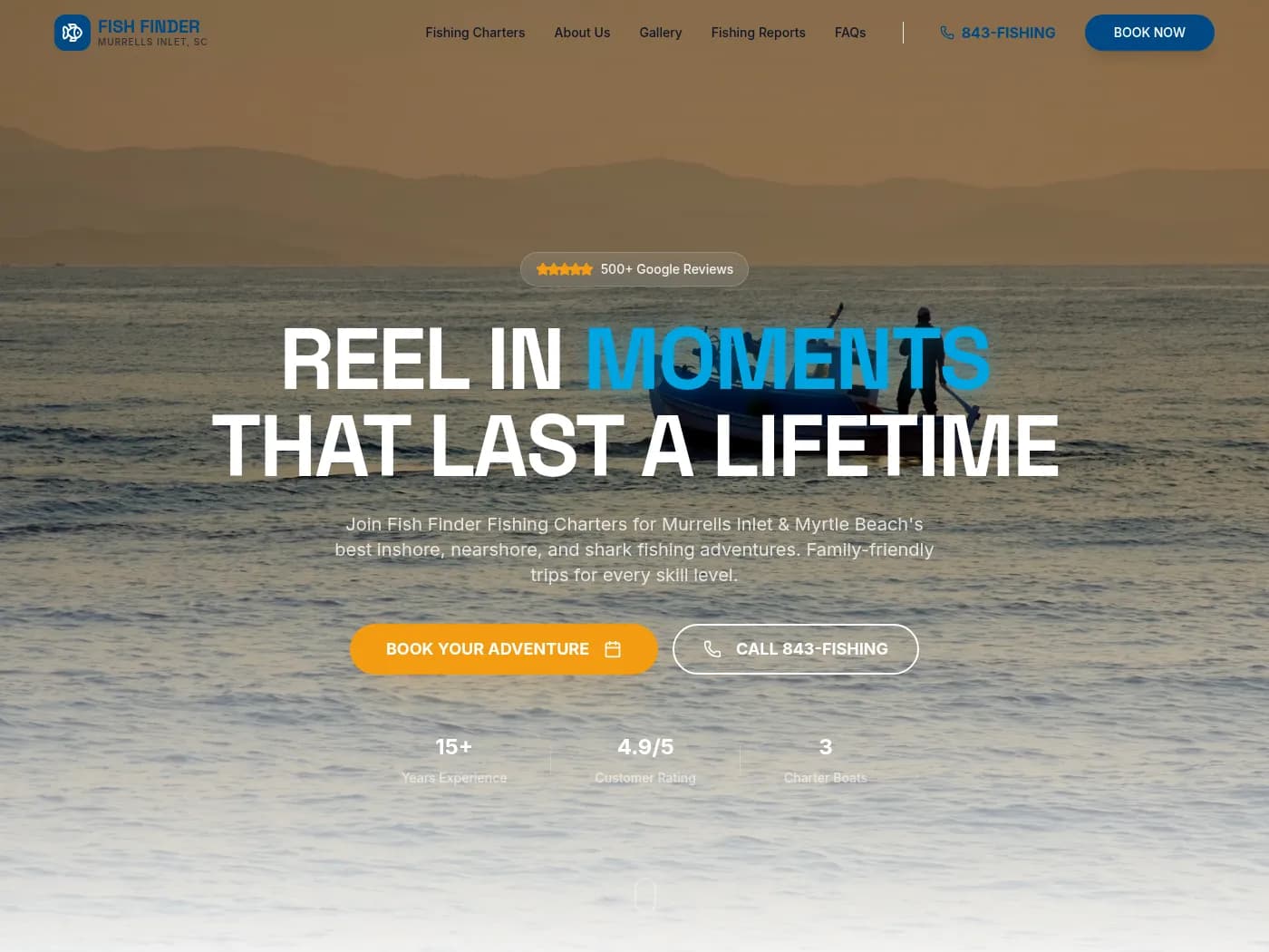 FishFinder Homepage Revamp