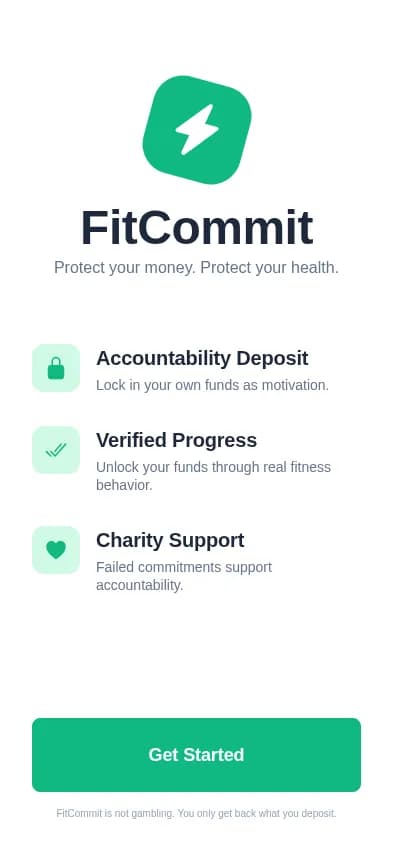 FitCommit Accountability App