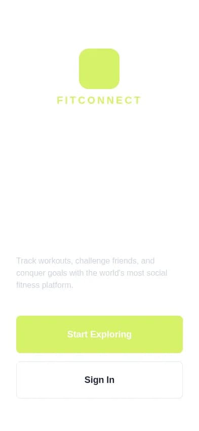 FitConnect Social Fitness