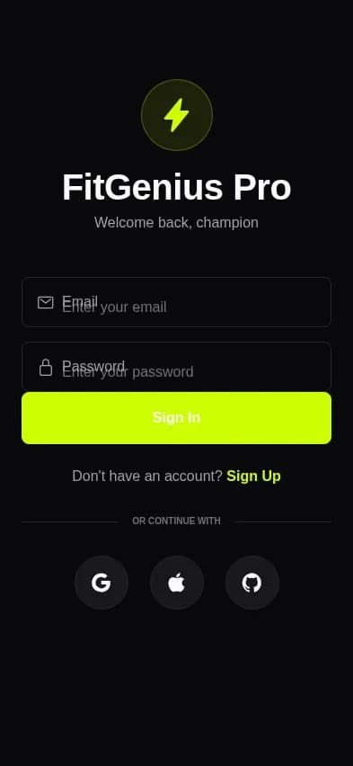 FitGenius Pro