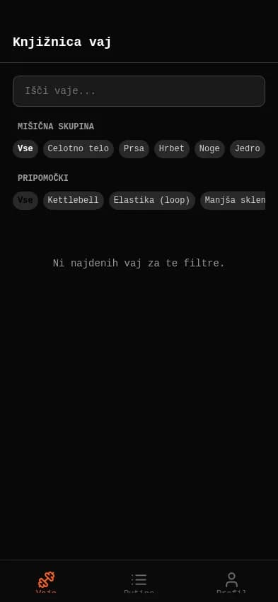 FitRoutine Explorer