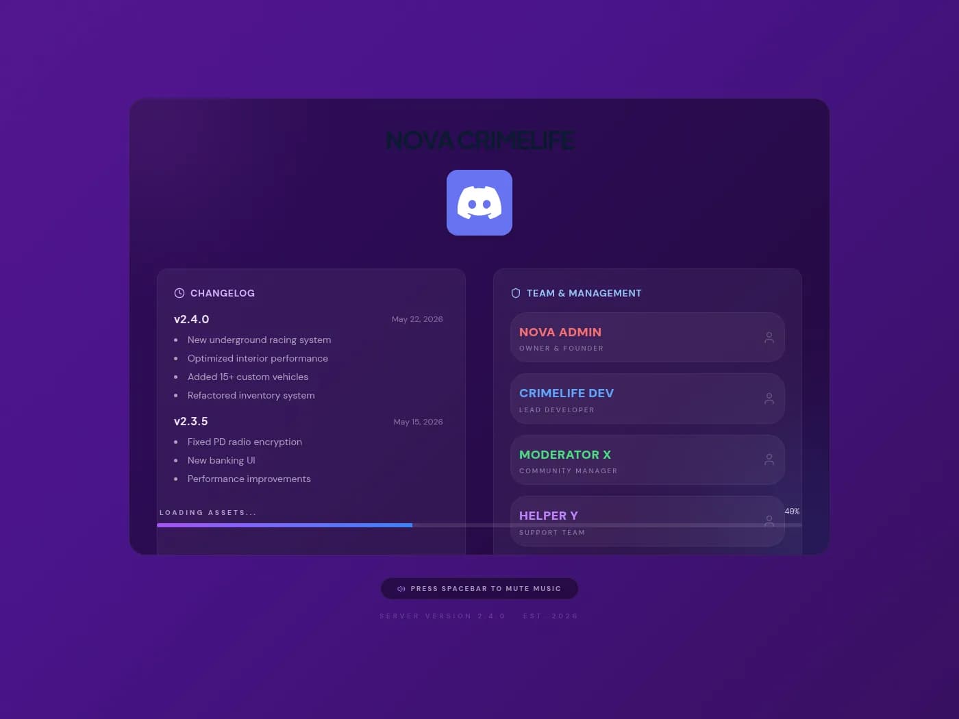 Nova Loading Screen Template