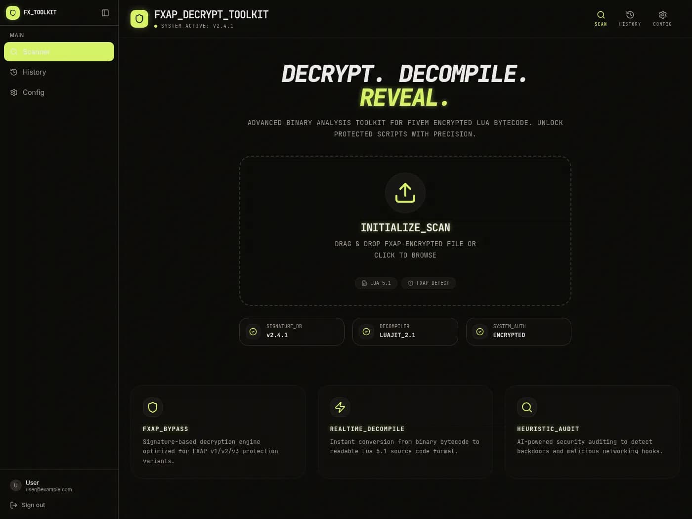 FiveM Lua Decrypt Toolkit