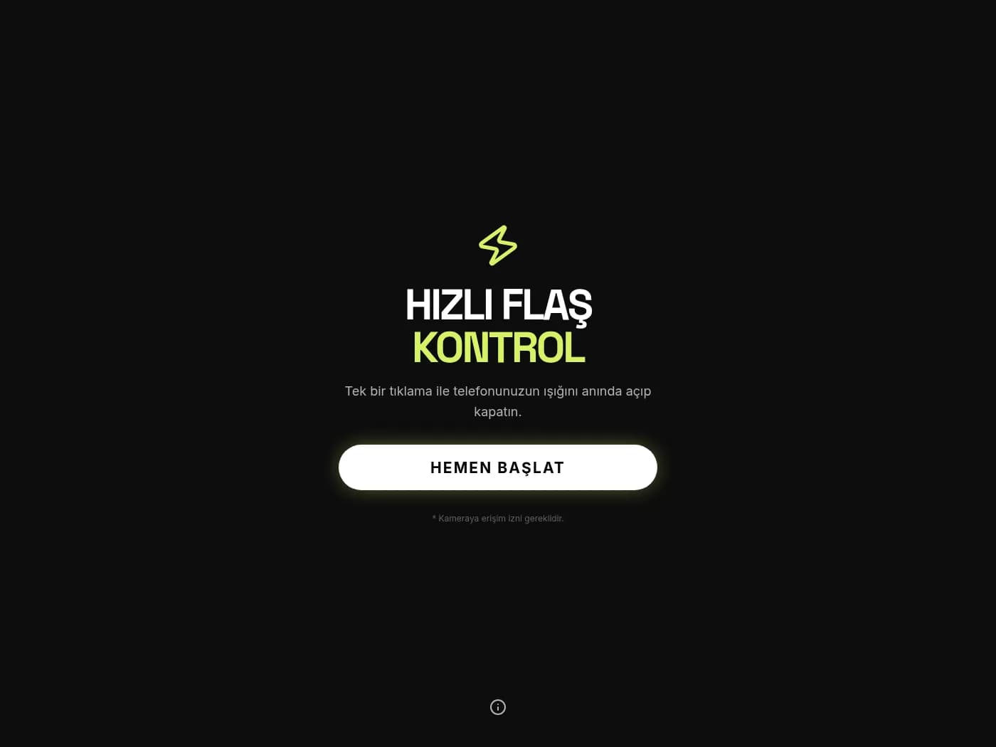 Flash Control Website