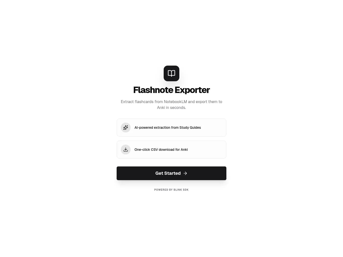 Flashnote CSV Exporter