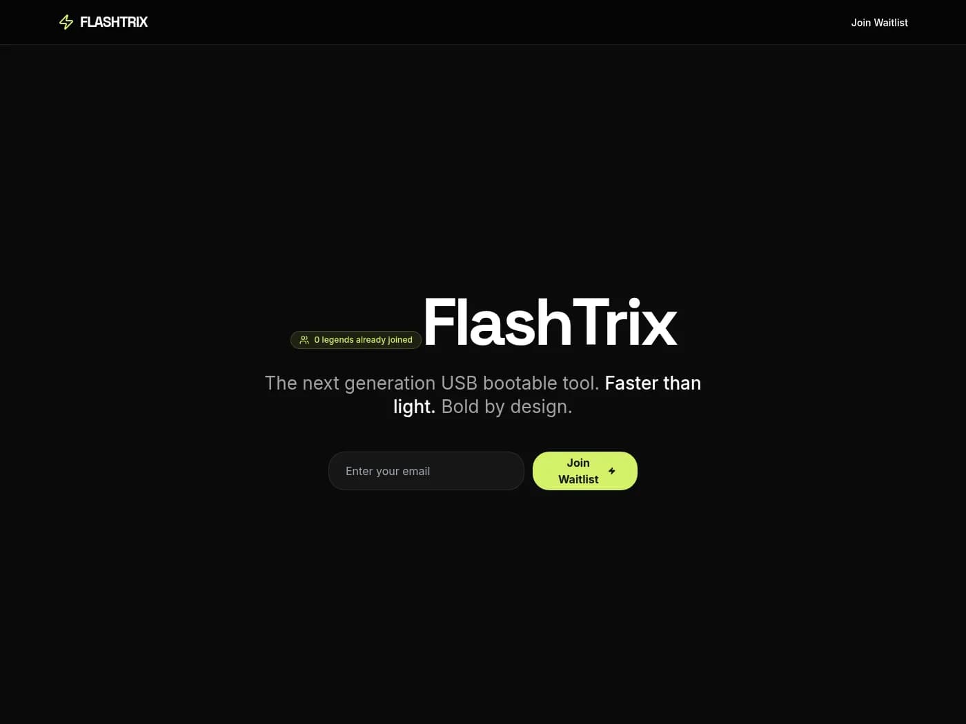 FlashTrix Waitlist Launch