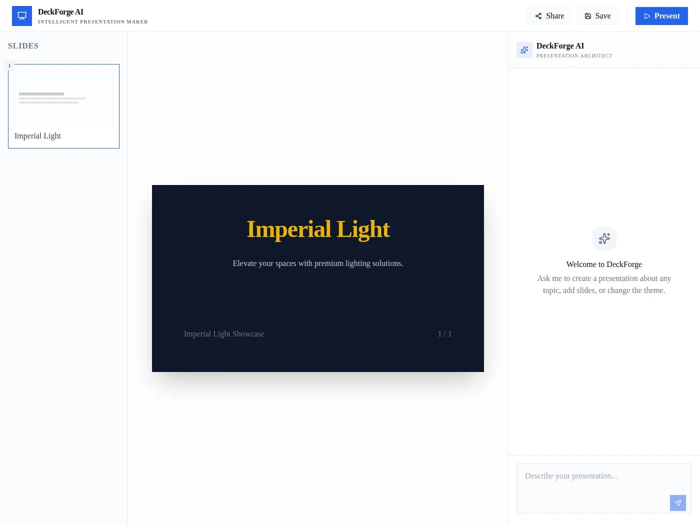 Flashy Presentation Maker
