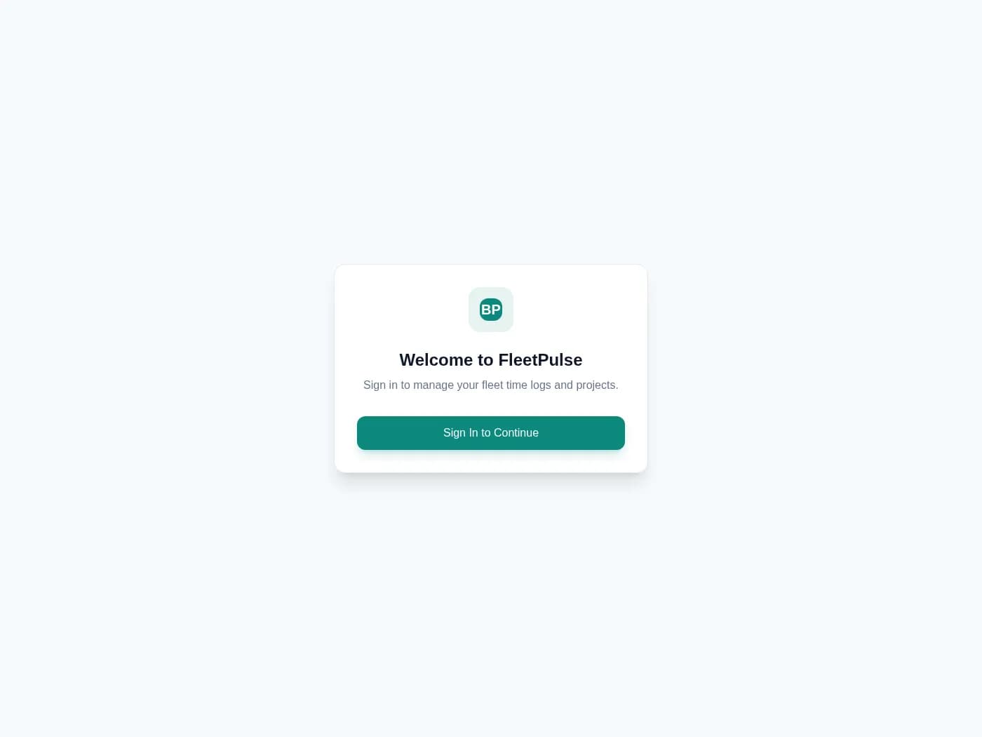 FleetPulse Time Log Dashboard
