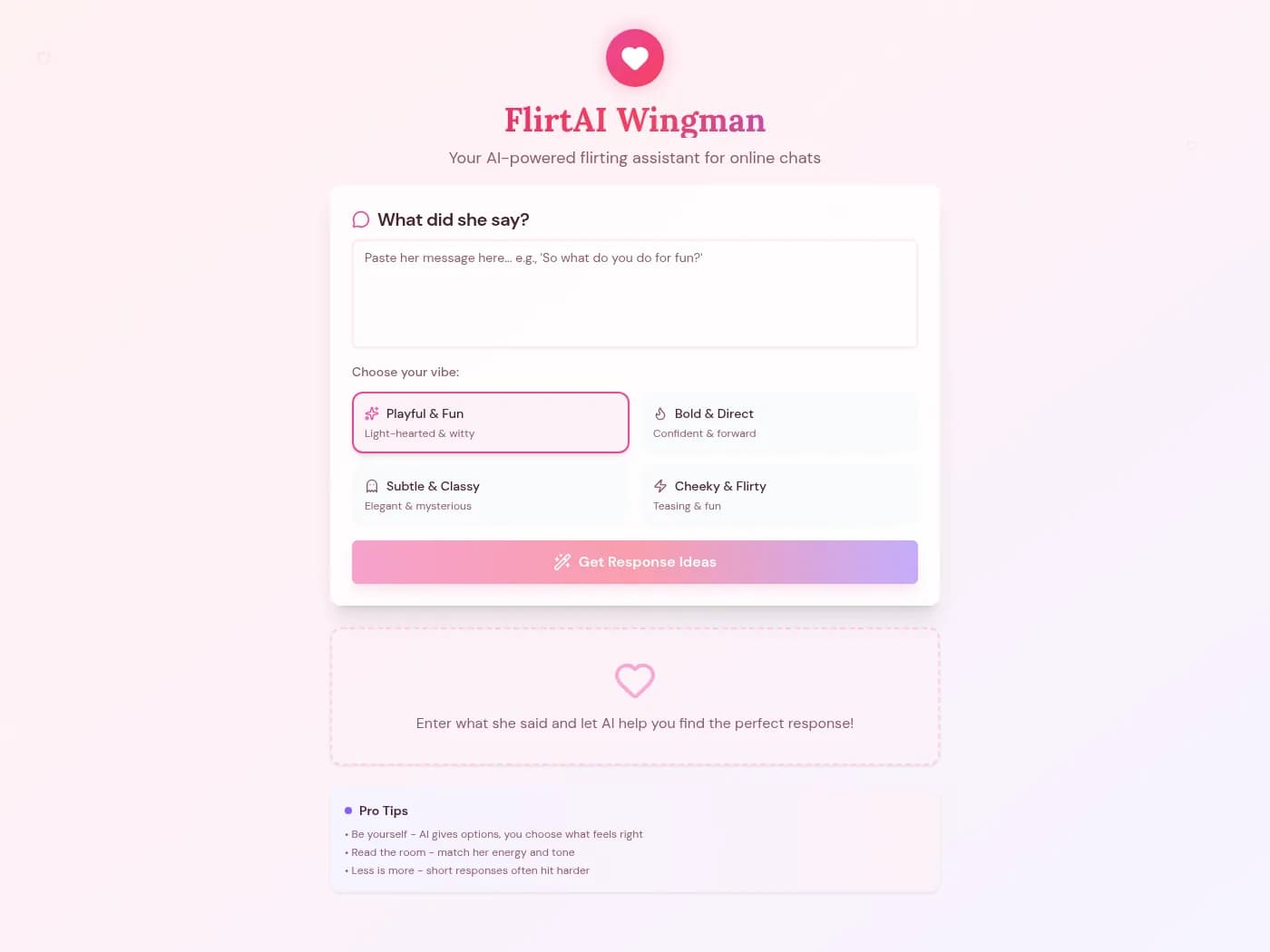 FlirtAI Wingman
