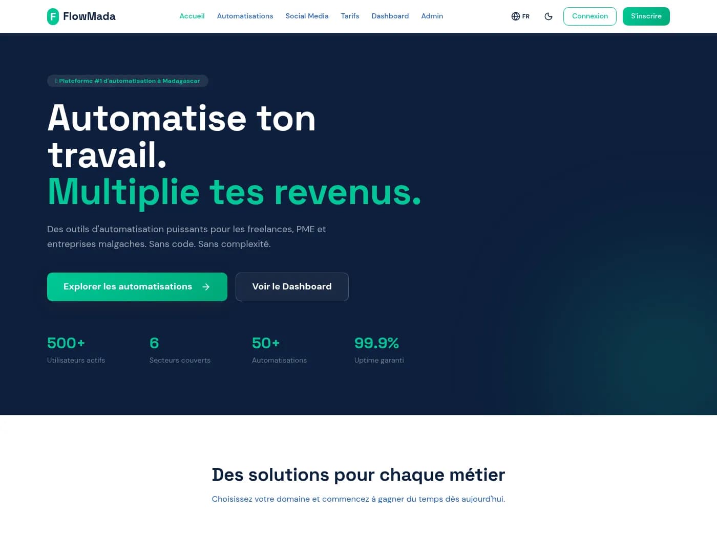 FlowMada SaaS Platform