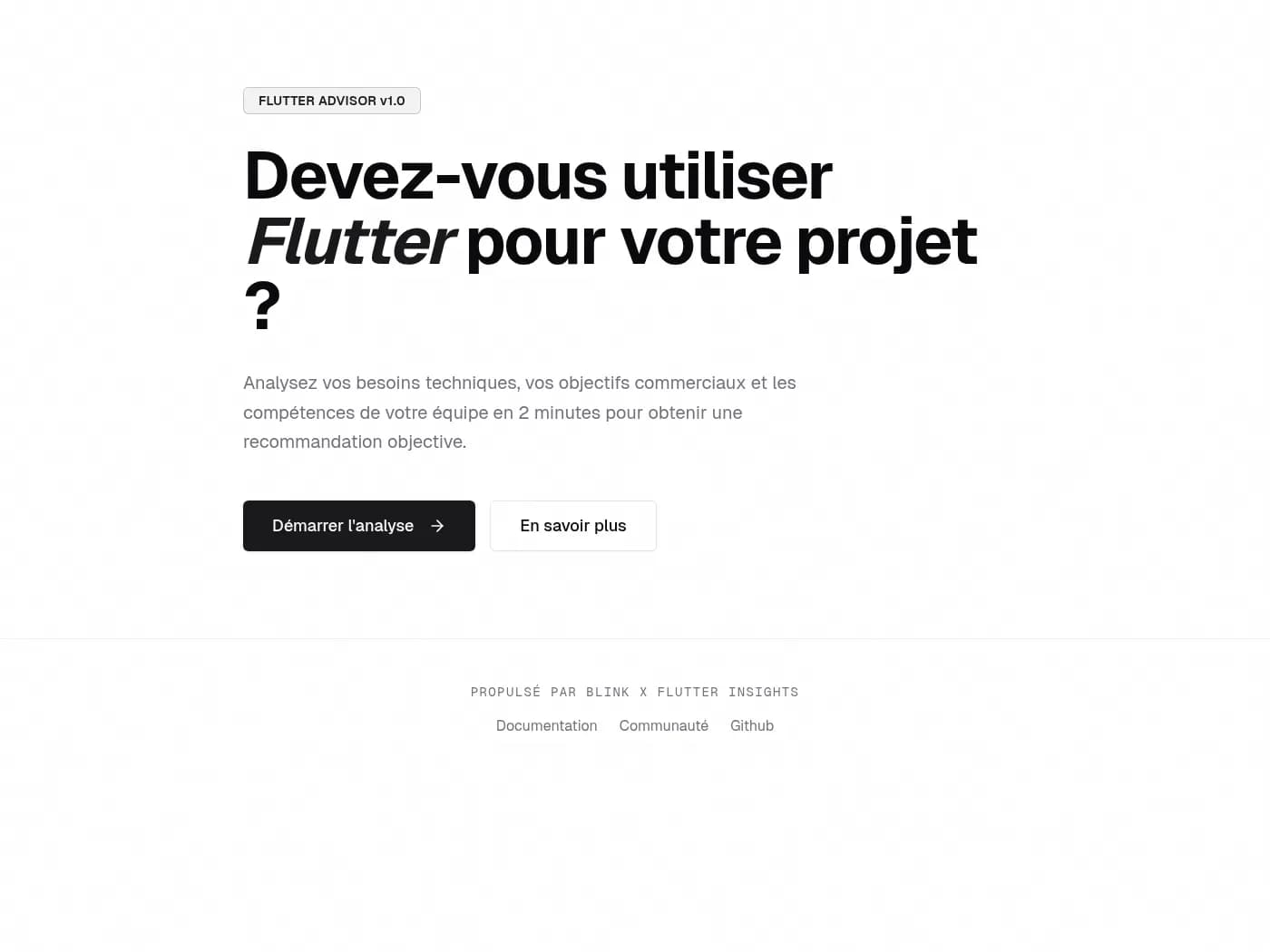 Flutter Project Advisor