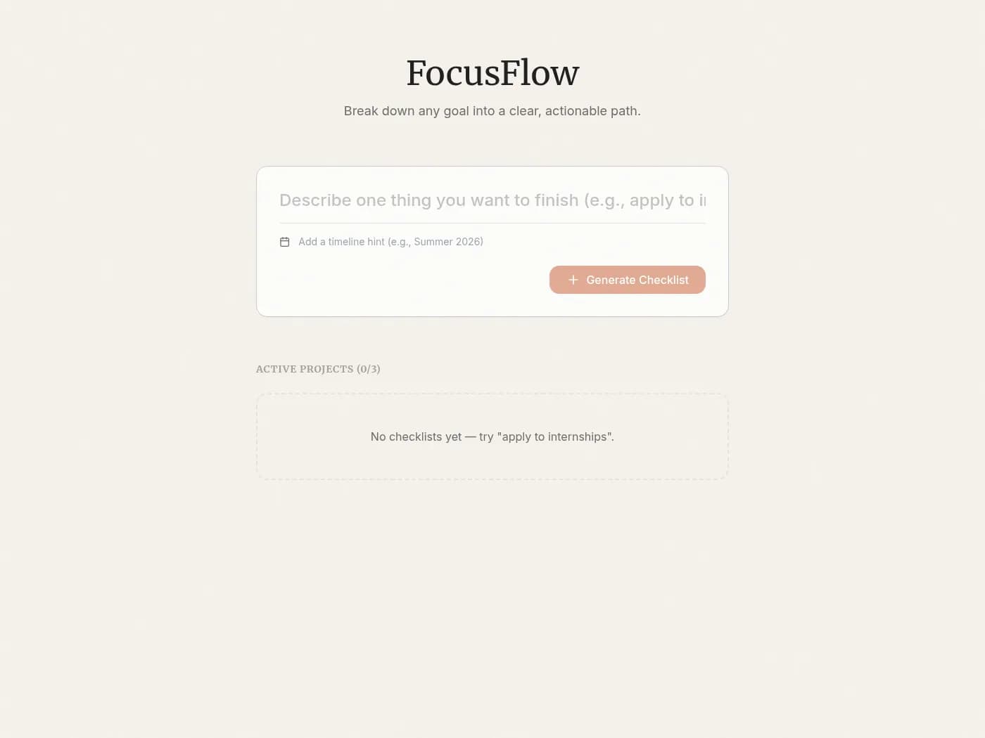 FocusFlow Student Planner