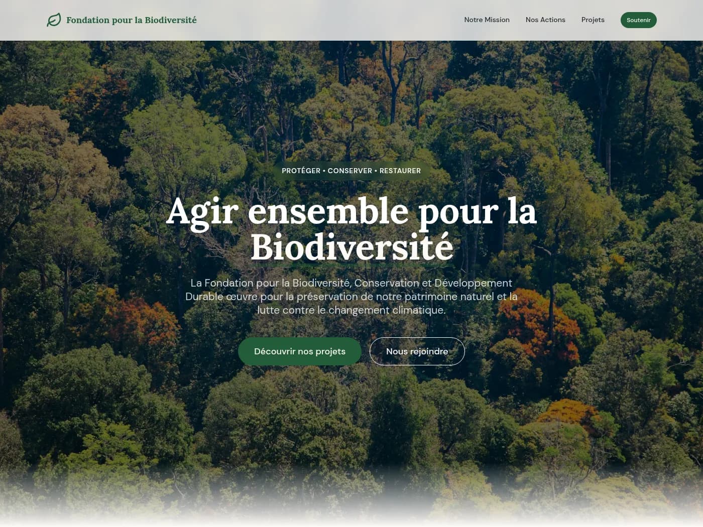 Fondation Biodiversité Site
