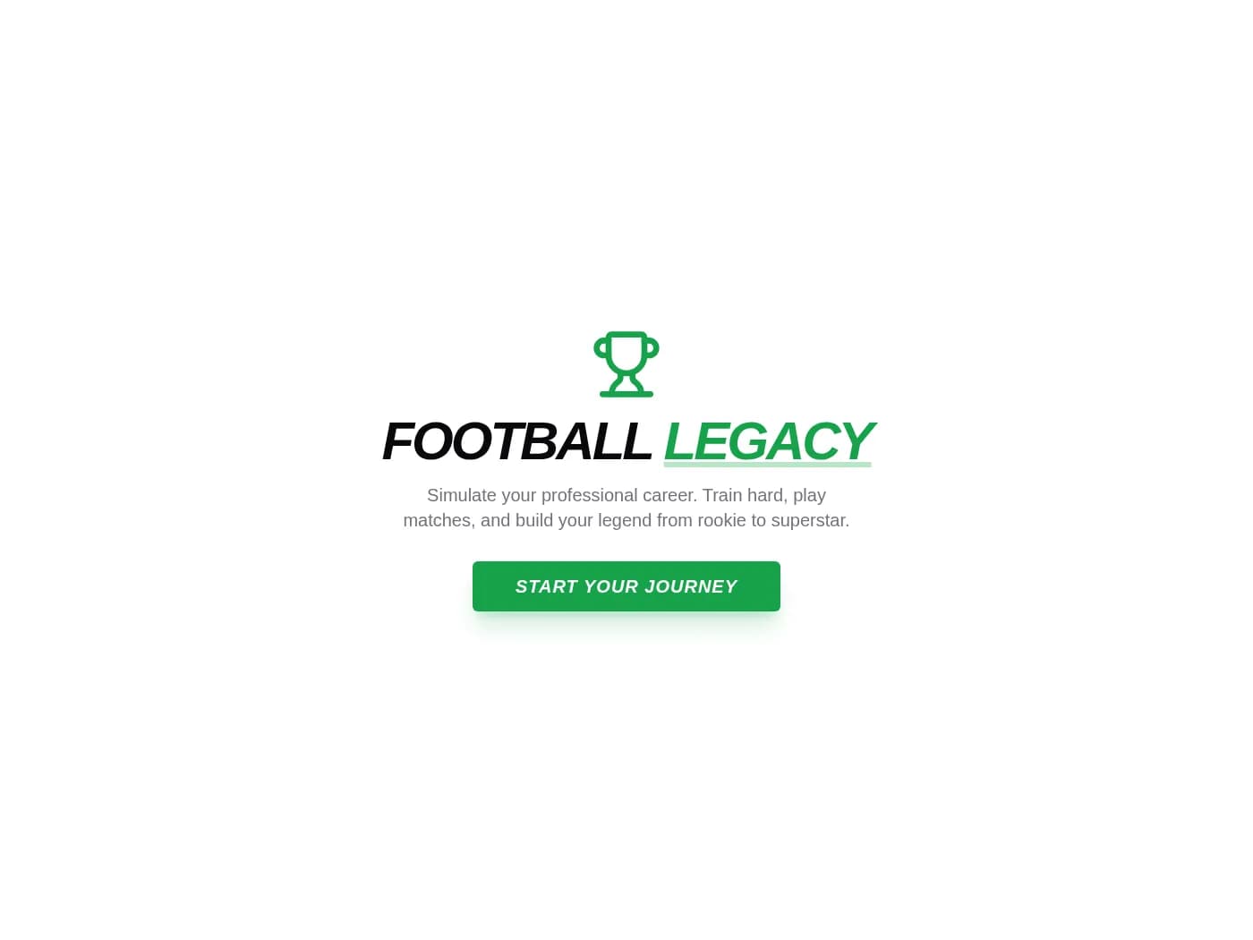 Football Career Simulator