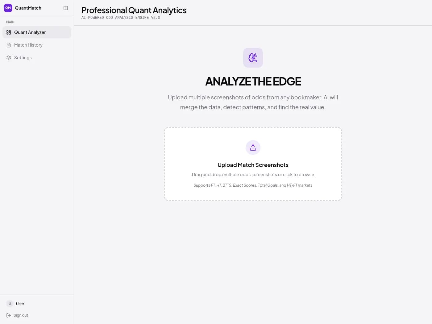 QuantMatch Football Analyzer